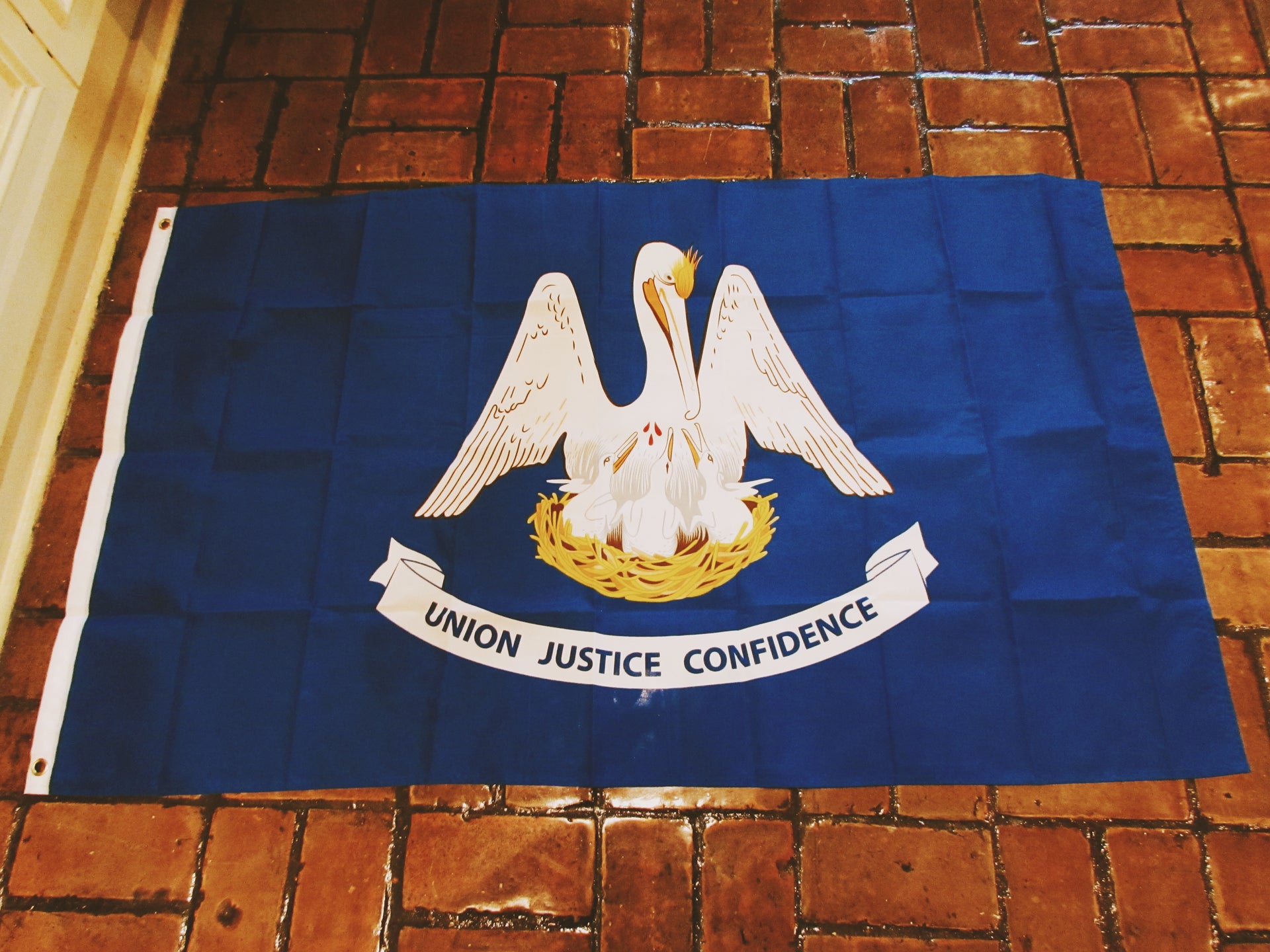 louisiana flag colors